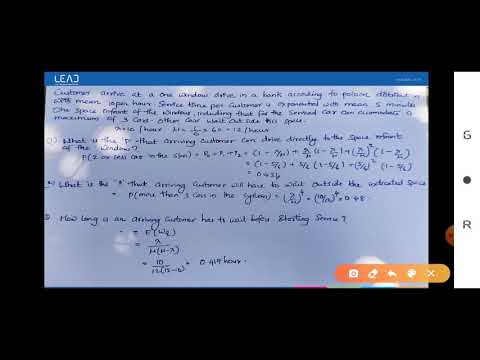 Queuing Theory Part 5: Problems