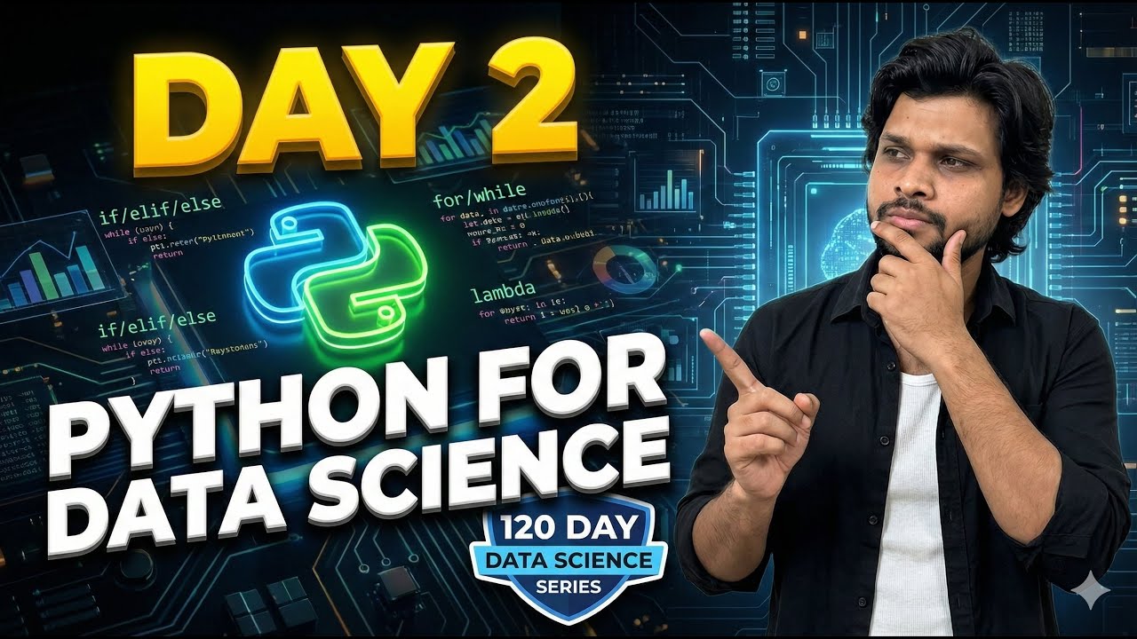 Day 2: Python Basics for Data Science (Beginners Guide) | 120-Day Data Science Series
