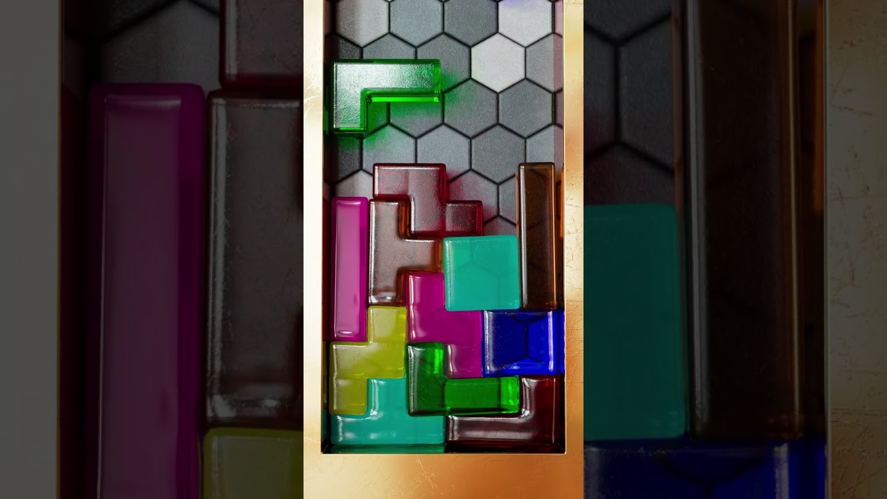 Softbody satisfying Jelly tetris 3D #shorts
