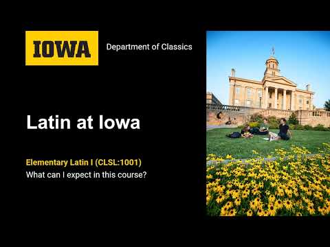 Elementary Latin 1001 Course Promo