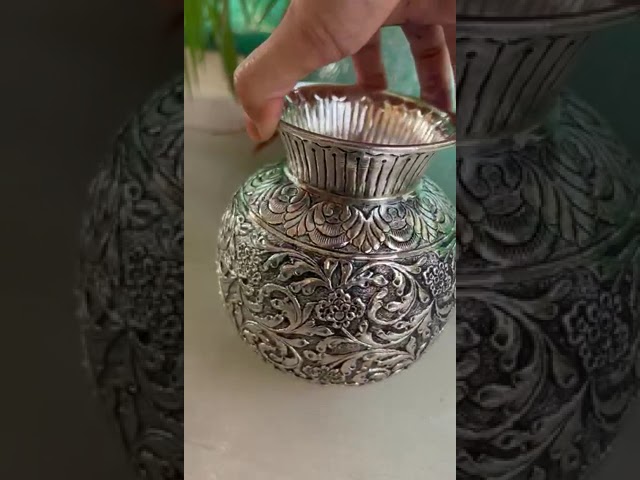 German silver Kalash - Loti Nariyal small set Trader - Wholesaler ...