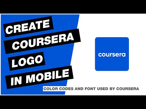 *NEW* HOW TO CREATE COURSERA LOGO| CREATE LOGO OF COURSERA| BEST ONLINE LEARNING PLATFORM FOR SKILLS