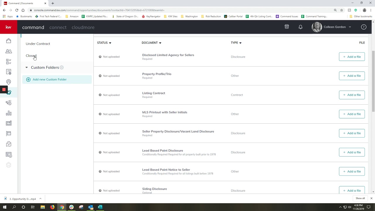 4   Documents Tab Overview