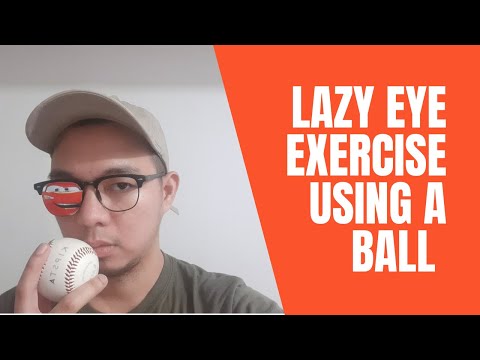 LAZY EYE EXERCISE AT HOME | USING A BALL – Myopia Is Reversible