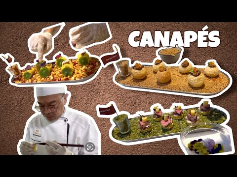 Canapรฉs Art Edible Masterpieces For Fine Dining #chefrichmond #food #viralvideo #tfc #canapes