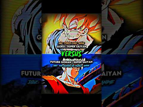 Goku (DBZ | Namek Saga) vs Future Gohan (DBZ | The History of Trunks)