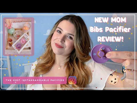 THE MOST INSTAGRAMMABLE PACIFIER | BIBS NEWBORN PACIFIER REVIEW | HOW TO CLEAN | SIZES | COLORS |