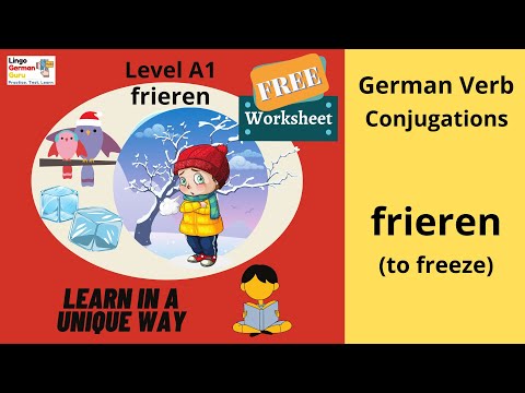 Learn German for Beginners | A1 Level | Verb Conjugation #35 | frieren ( to freeze)