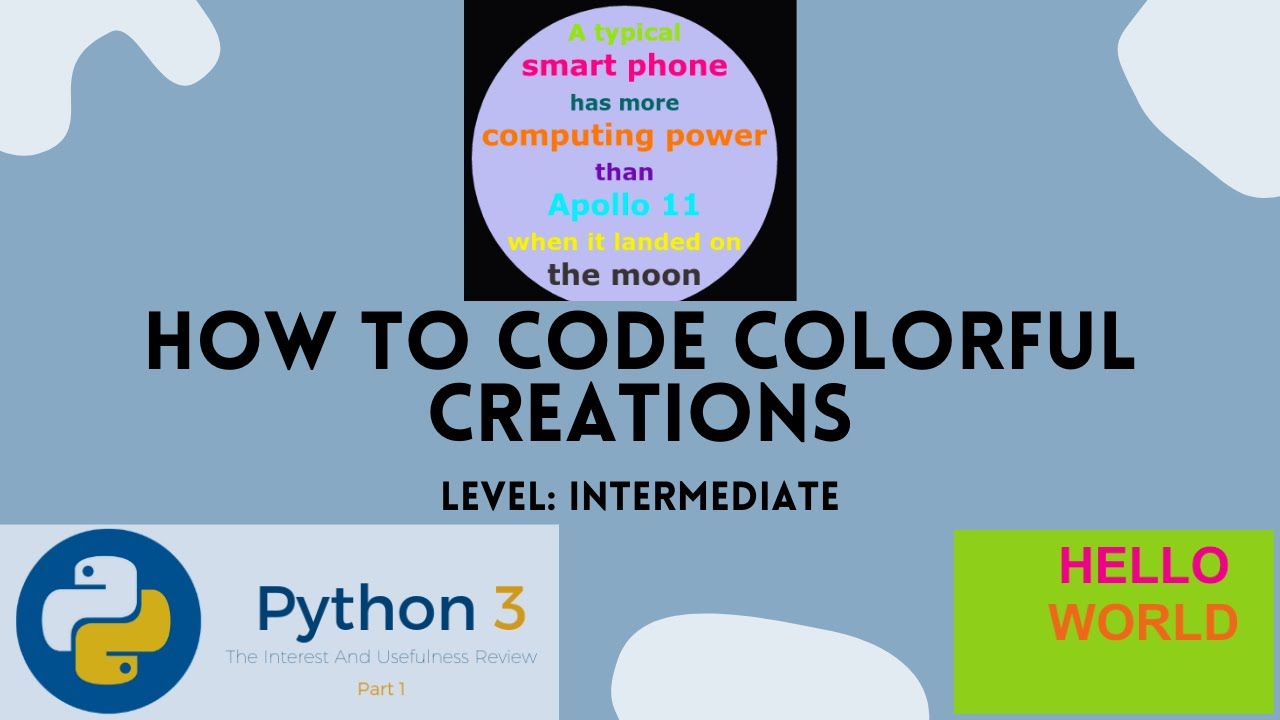 Colourful Creations-Python