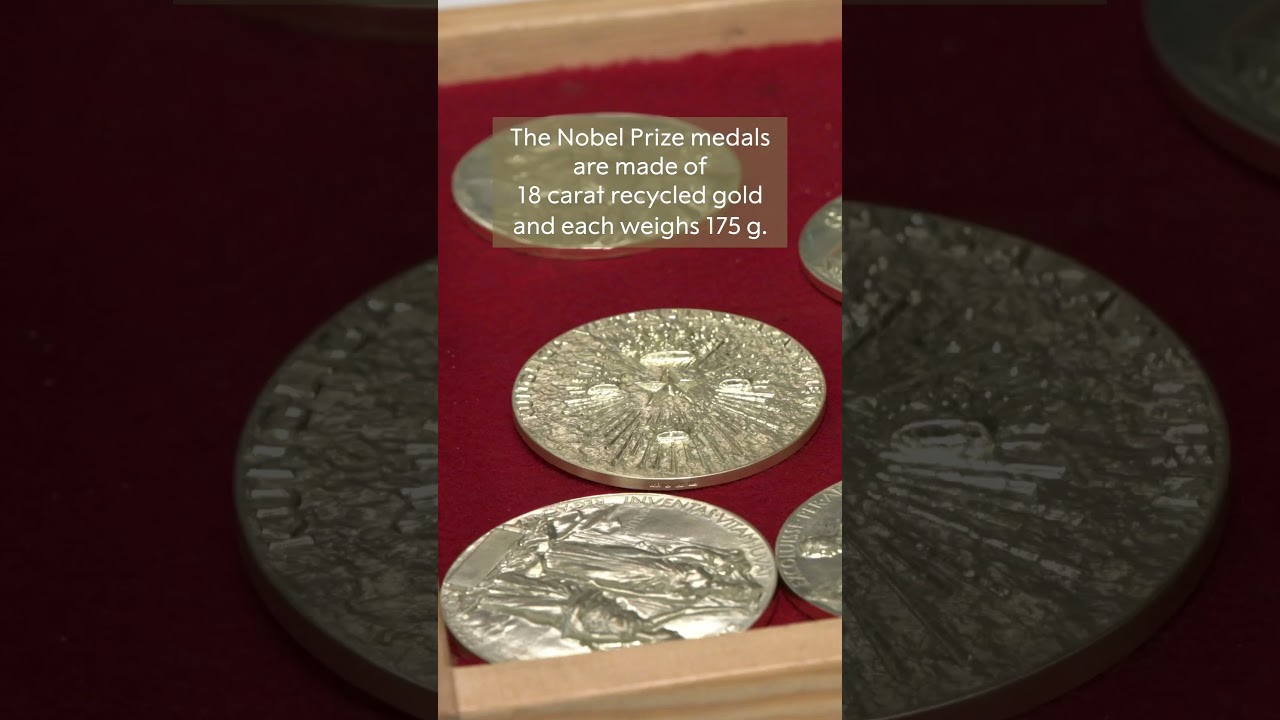 Did you know that the Swedish Nobel Prize medals are made from recycled gold?
