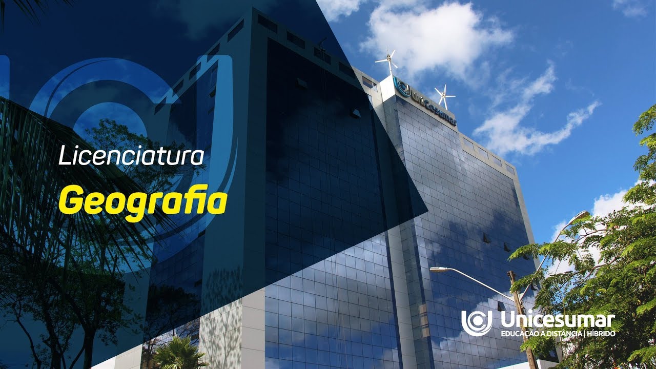 Geography (Bachelor's Degree) | Unicesumar Distance Learning - Invitation