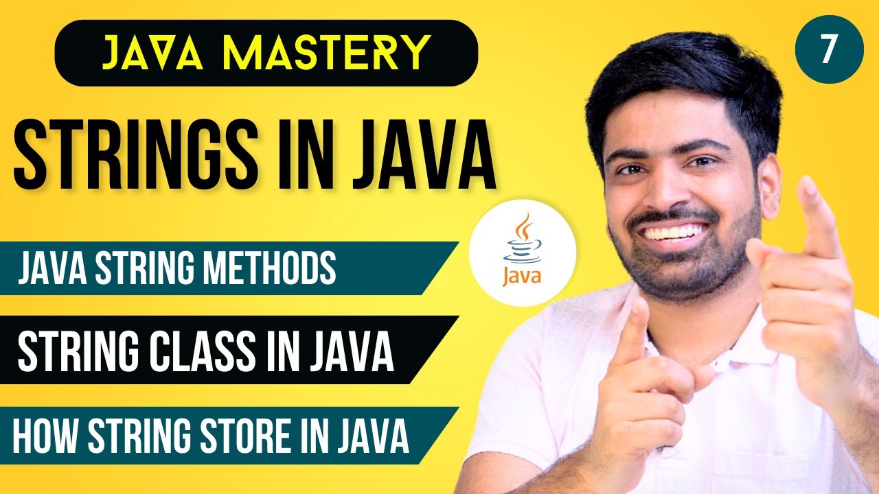 String in Java in one Video| String Methods in Java in Hindi | Java Mastery #7