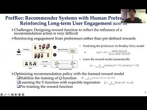 KDD2023 Recommender Systems with Human Preferences for Reinforcing Long-term User Engagement.