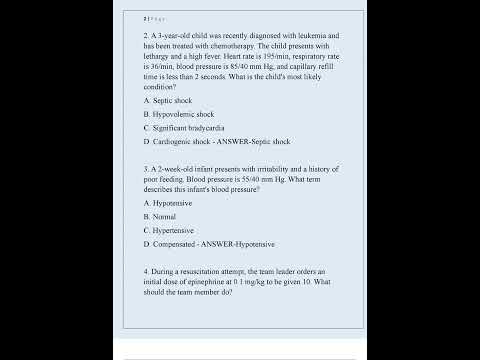 AHA PALS Pediatric Advanced Life Support 2025 Exam with 100 accurate and verified questions covering