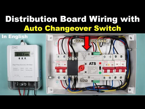 Auto Changeover Switch (ATS) Connection in Distribution Board @TheElectricalGuy
