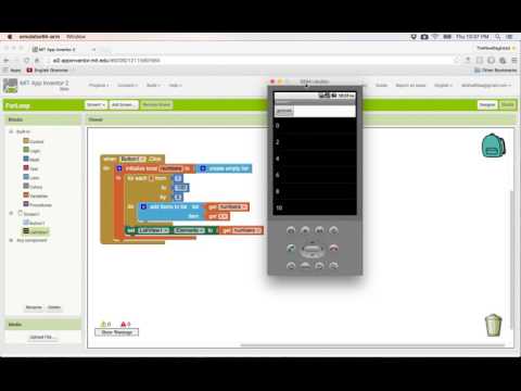 شرح 12 App inventor|| loops العمليات التكرارية معتمد - منصة معارف