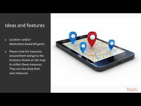 Learn Hands On ARCore Development ARTreasureHunt Overview | packtpub com - Mind Luster