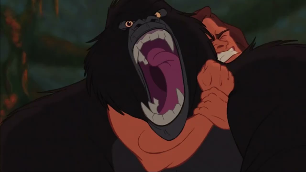 Tarzan vs Kerchak