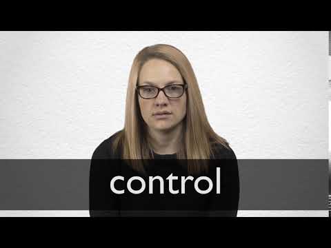 CONTROL - Meaning & Translations | Collins English Dictionary