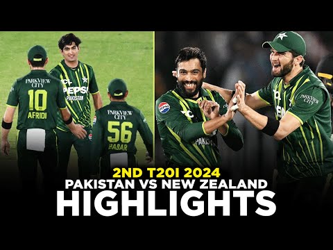 Highlights | Pakistan vs New Zealand | 2nd T20I, 2024 | PCB | M2E1A | #PAKvNZ | #SportsCentral