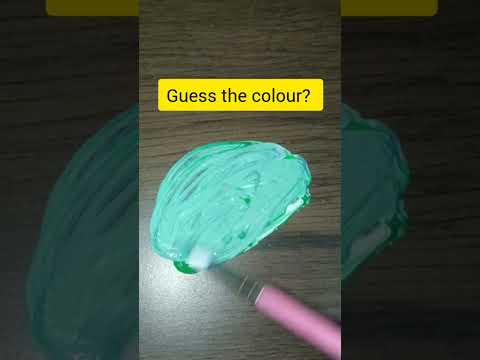 how to make aqua blue colour try this #shorts #colors