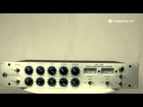 SUMMIT AUDIO DCL-200 Rackmount Dual Tube Compressor / Limiter | Reverb