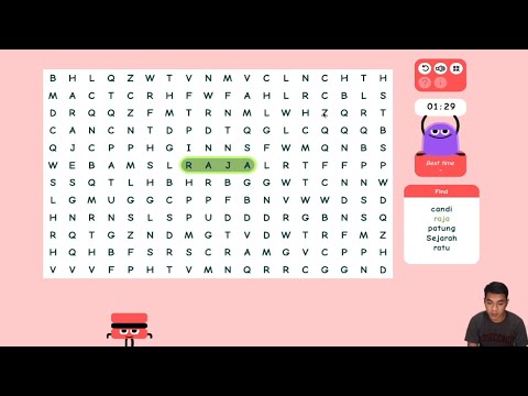 Cara Membuat Game Edukasi Interaktif Pembelajaran CARI KATA |Search Word Educandy