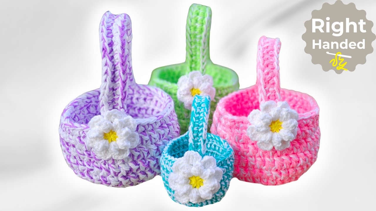 Easy Crochet Easter Basket Tutorial - Perfect for Beginners!