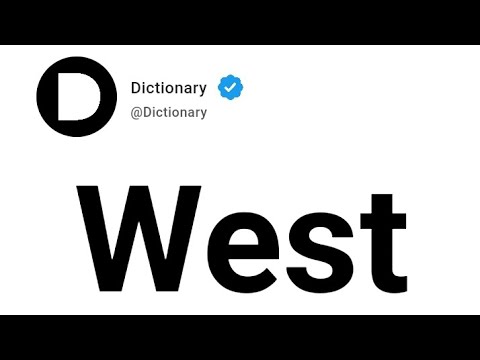 West Meaning In English