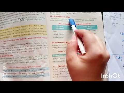 Gram Atomic Mass ,Gram Molecular Mass , Gram Formula Mass | 9th Class Chem | 1st Chap | 20th Lecture