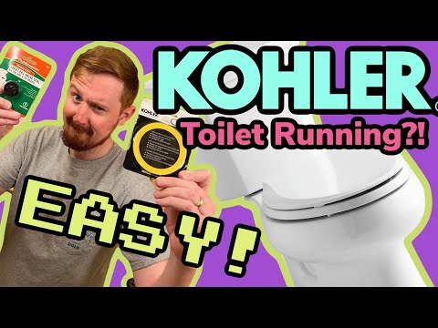 Kohler Toilet Running DIY Repair - Plumbing Video By Dave Doc Diy