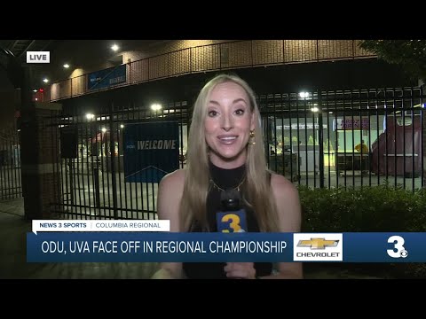 Megan LIVE during ODU UVA baseball regional