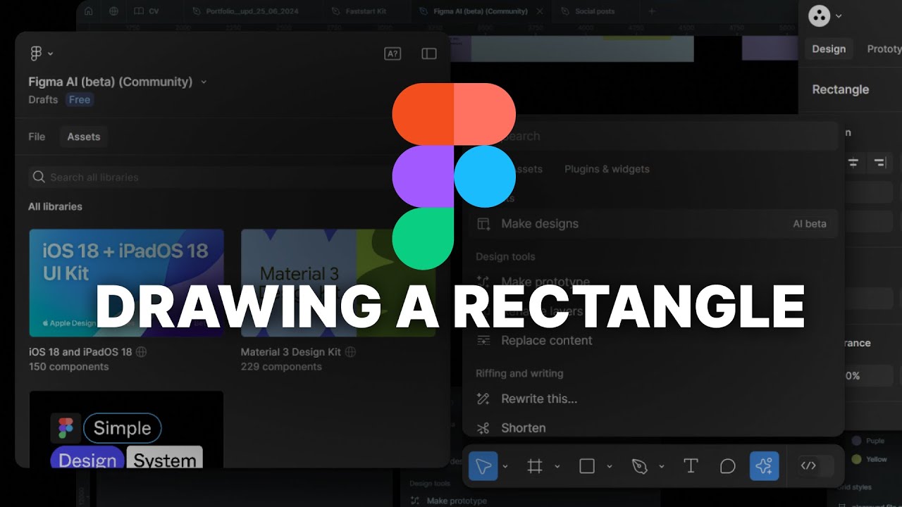 How to Draw a Rectangle in Figma | [2024]