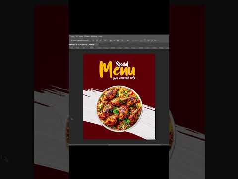 Delicious Chicken for you 😋 | photoshop poster design speed art