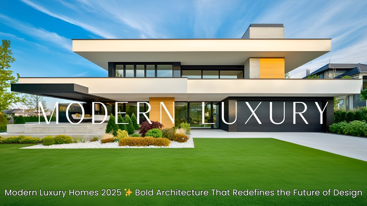 Breathtaking Modern Luxury Architecture 2025: Bold Homes That Inspire the Future