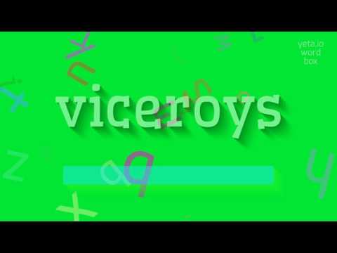 How to say "viceroys"! (High Quality Voices)