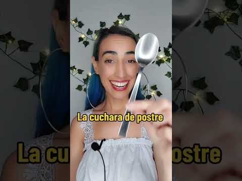 CUTLERY IN SPANISH!🍴| SPANISJH VOCABULARY FOR BEGINNERS 😉