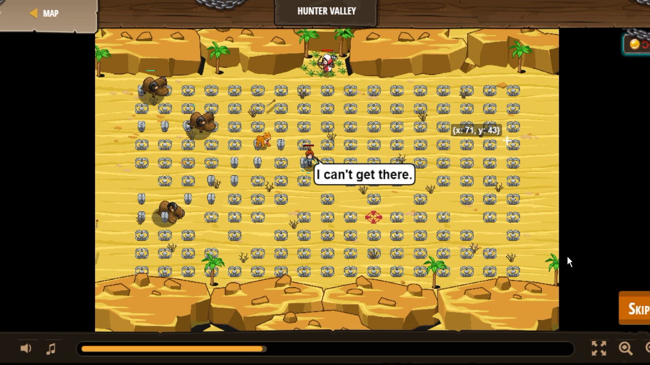 CodeCombat.Python. Hunter valley