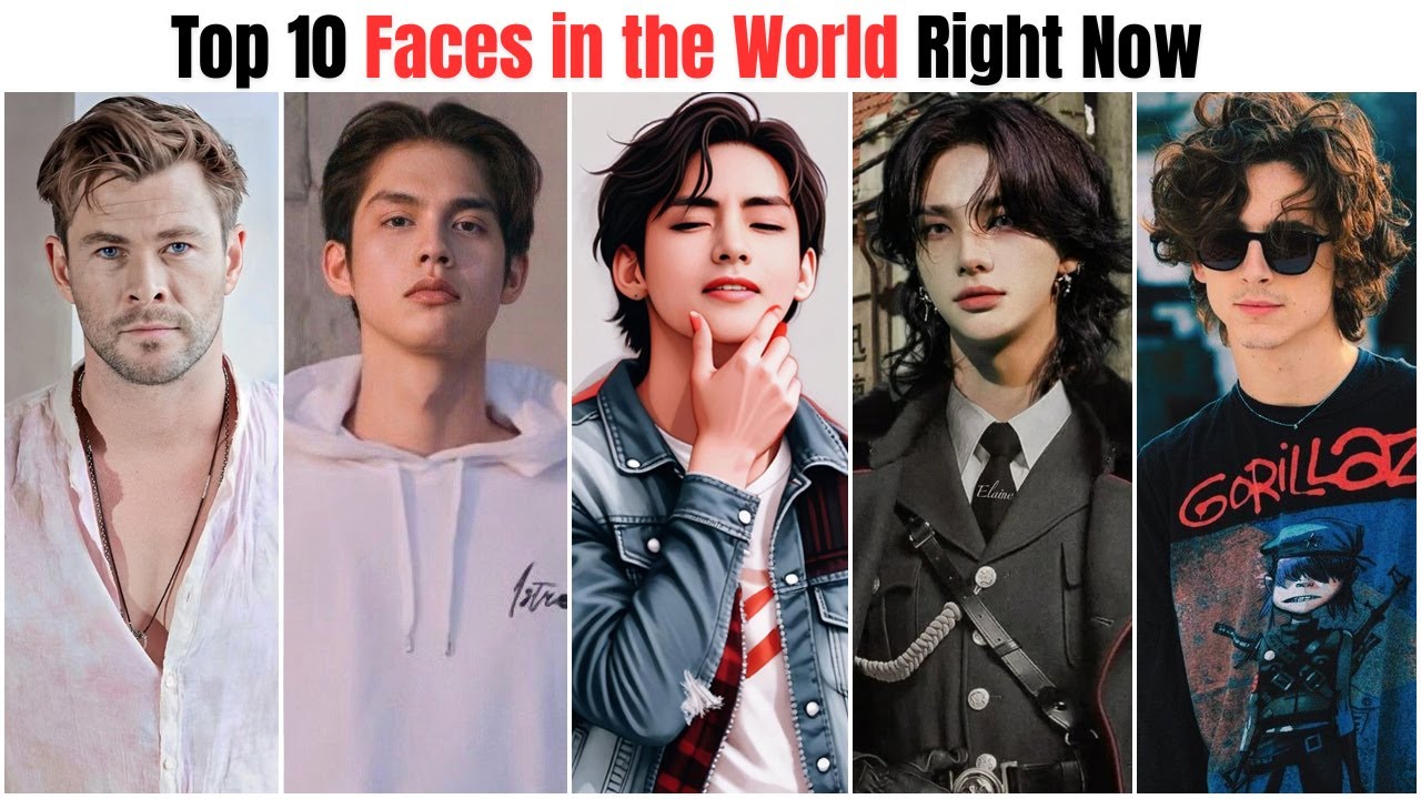 Top 10 Most HANDSOME Men in the WORLD (2025 Updated)