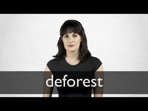 DEFOREST definition and meaning | Collins English Dictionary