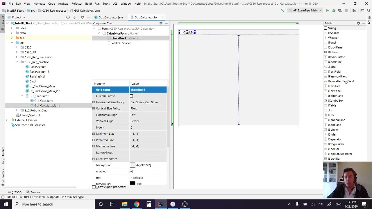 Java GUI Lesson 1 - Intro to JFrames