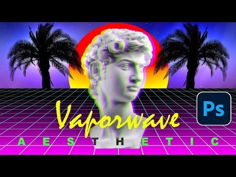 Photoshop: Create a Retro, VAPORWAVE Poster!