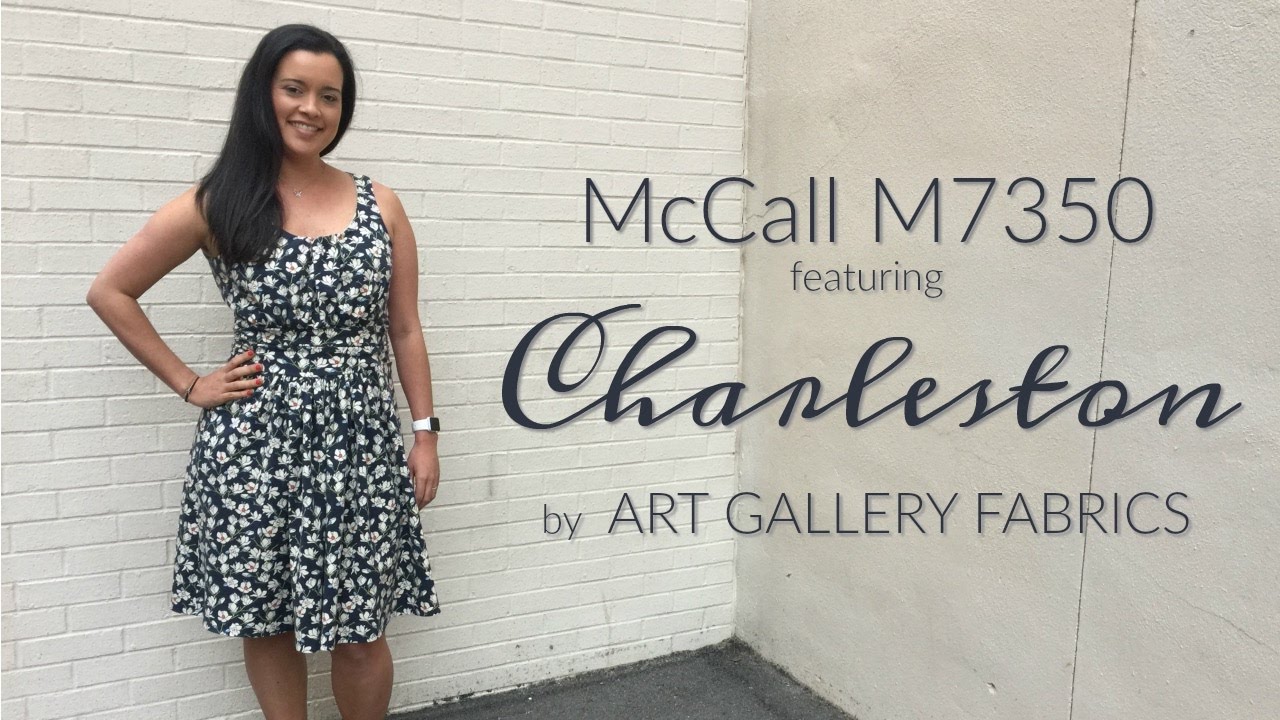 Art Gallery Fabrics' Charleston + M7350