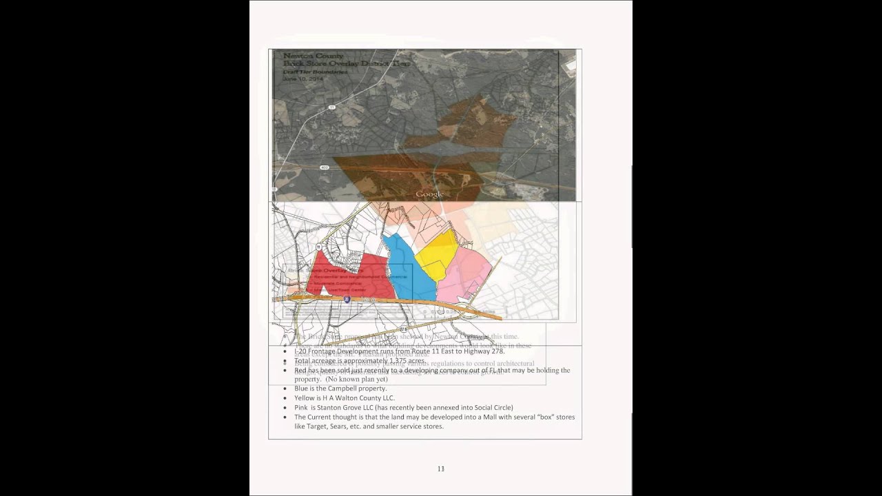Social Circle Area - Possible Development 2-28-15 Association Presentation