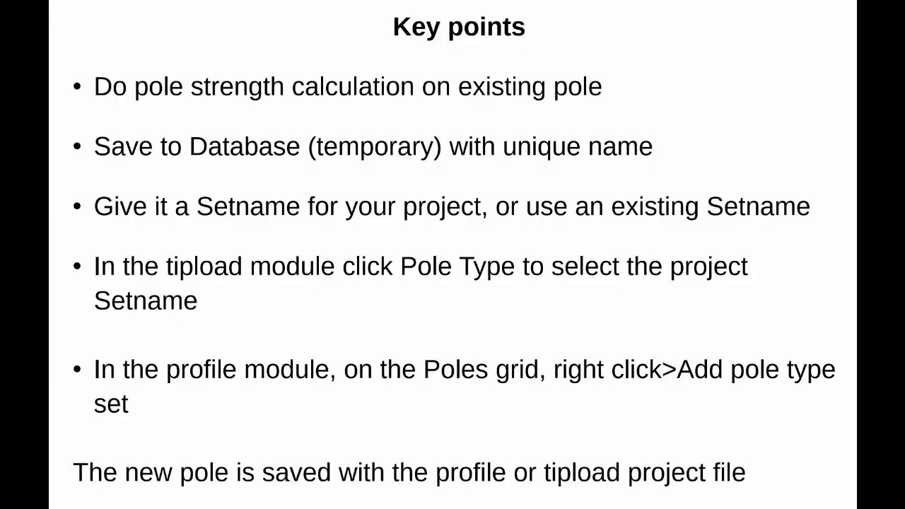 Creating and using pole types