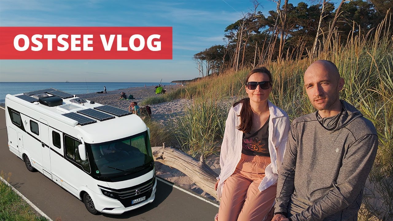 Ostsee REISEVLOG 🌊 Wohnmobil Stellplatz mit FKK- & Hunde-Strand 🐶 Campingplatz „An den Stranddünen“