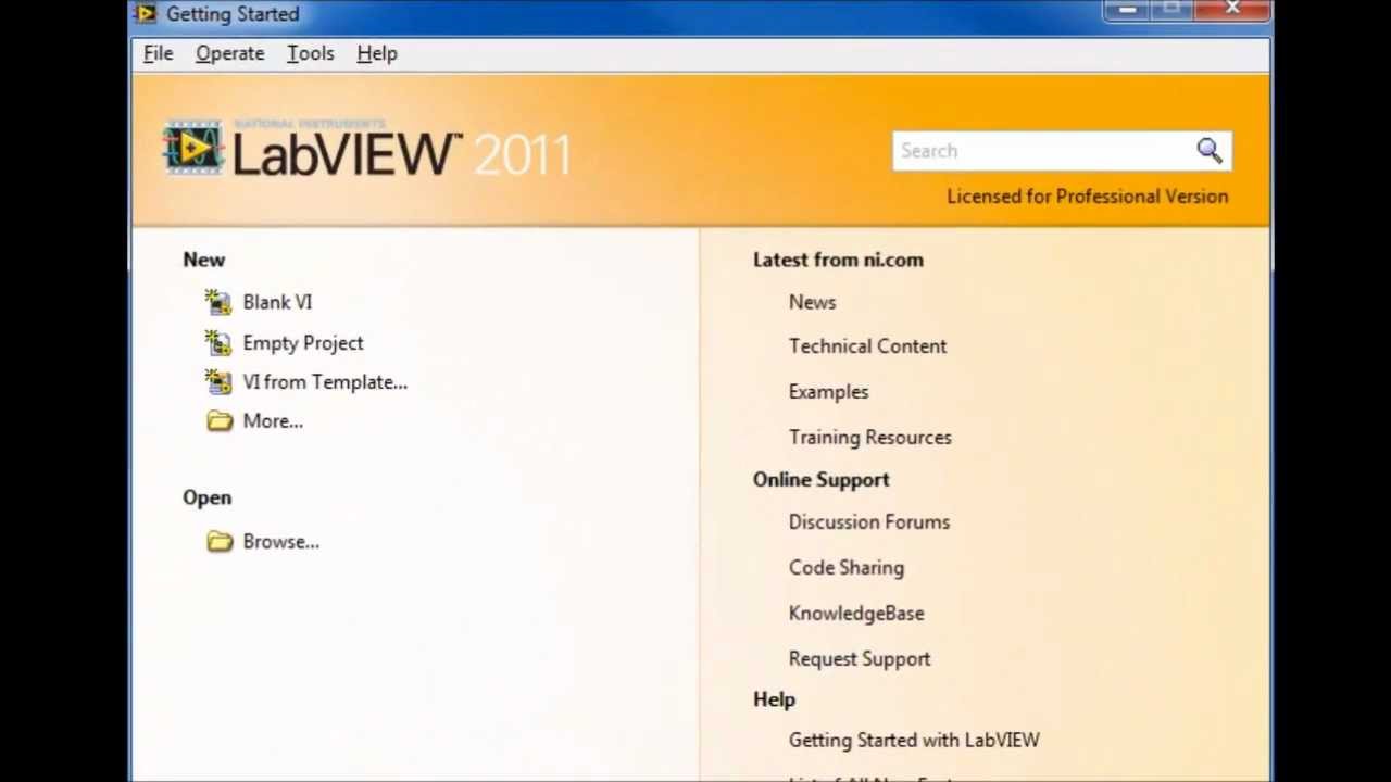 LabVIEW Tutorial - Introduction