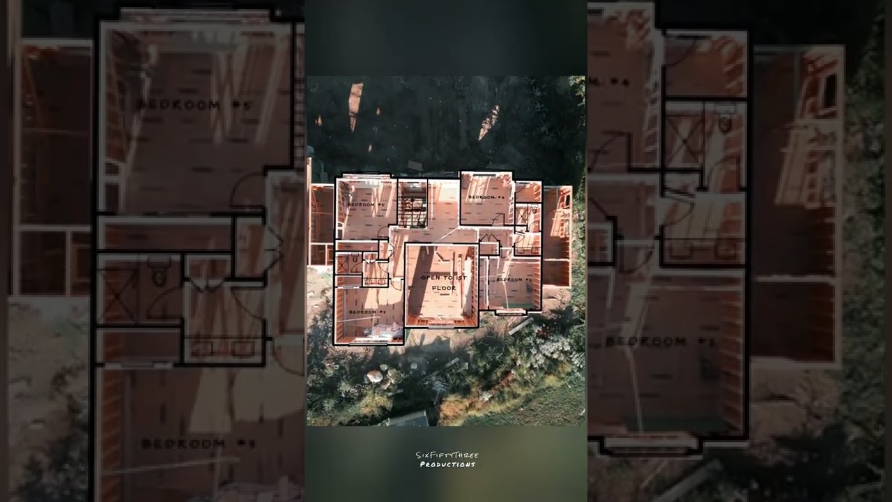 Aerial Footage of 2nd Floor Plans #shorts