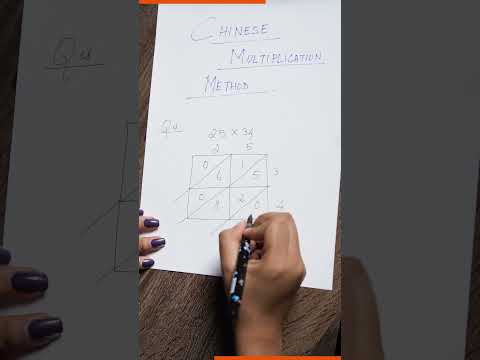 This is how the Chinese multiply | The Lattice Method #Chineseculture #365daysofmath #multiply