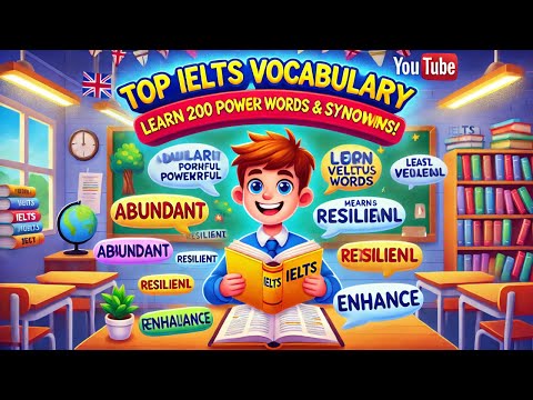 Top IELTS Vocabulary: Learn 200 Powerful Words with Meanings & Synonyms! | PART:1